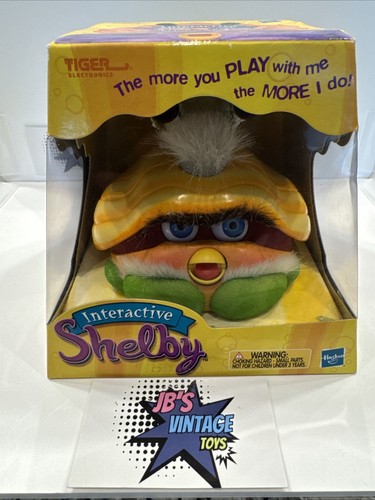 Vintage Rare Hasbro Tiger Electronics Interactive SHELBY Orange Green ...