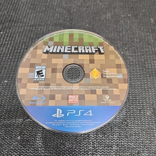 Minecraft (Sony Playstation 4, 2019) Disc Only. Tested. | eBay