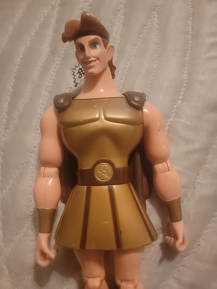 1999 Disney Store Exclusive Adventures Hercules Action Figure Gold ...