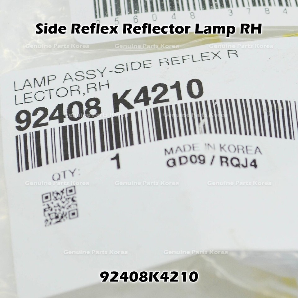 ⭐Genuine⭐ Side Reflex Reflector Lamp RH 92408K4210 for Hyundai Kona | eBay