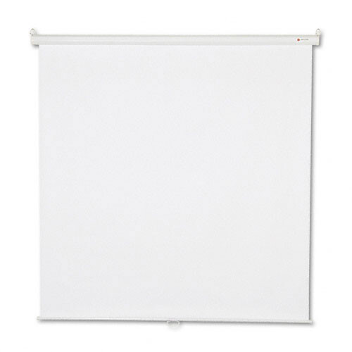 BRETFORD Series 65 Wall Projection Screen, 70 x 70, White Matte, White ...