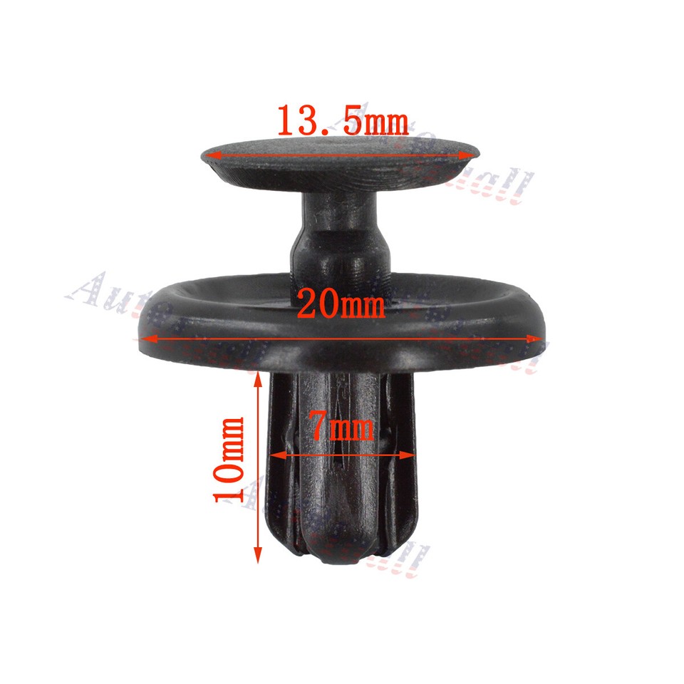 100pcs Fender Liner Splash Shield Clips for Toyota Sequoia Camry Scion ...