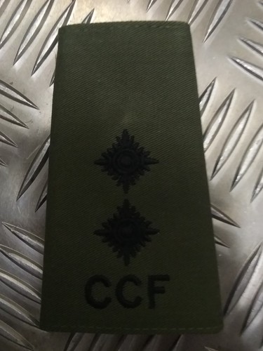 British Military OD Cadet / CCF Green Rank Slide Various Ranks NEW ...