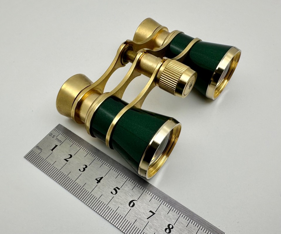 Rolex Green Gold Plated Theater Binoculars | 2.5x Magnification | Zoom ...