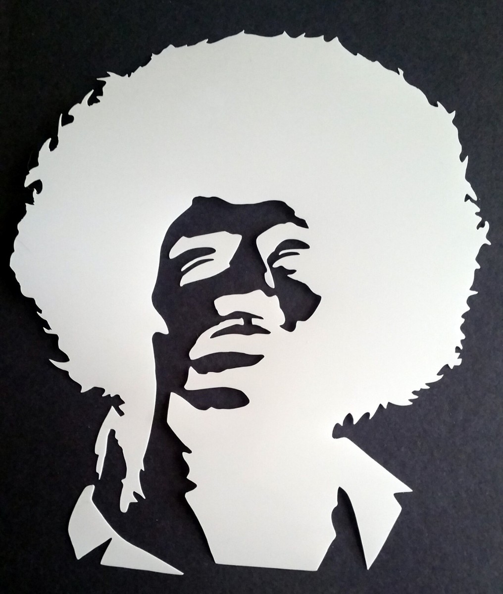 Jimi Hendrix Stencil Jimi Hendrix |Wall Art Stencil | Ideal Stencils