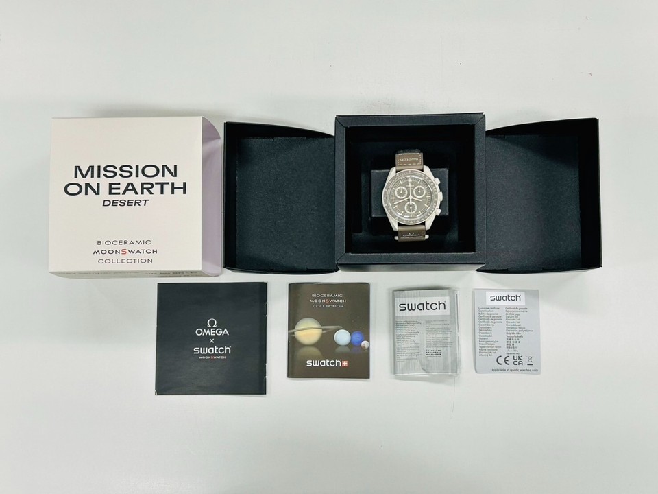 Discount Omega x Swatch Speedmaster Mission SO33T103 Near Mint A3346 | eBay