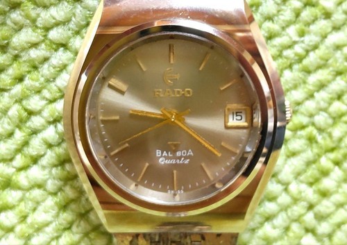 Rado Balboa Men's Quartz Watch Pink Gold 35mm With Adjustable Strap ...