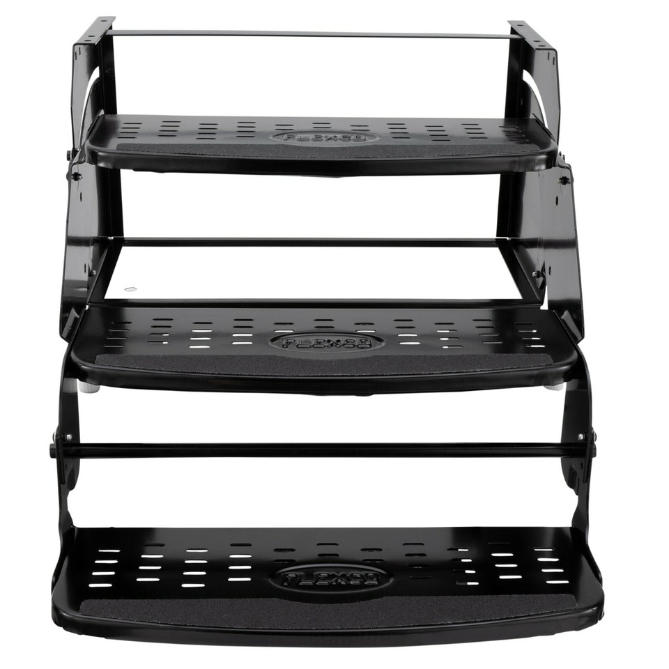 RecPro RV Steps – 24" Triple Step, Black RV Exterior Camper Stairs | eBay