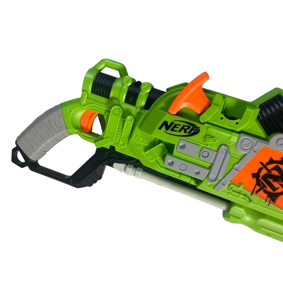 Nerf ZOMBIE N-Strike Brainsaw Chainsaw Shotgun Blaster **Missing Handle ...