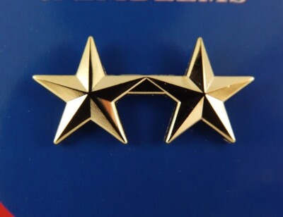 BRAND NEW Lapel Pin U.S. ARMY General STAR B2 Gold Tone 1-3/8" | eBay