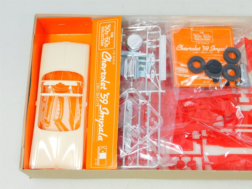 1:32 Scale Gunze Sangyo Plastic Model Car Kit #G-161 1959 Chevrolet ...
