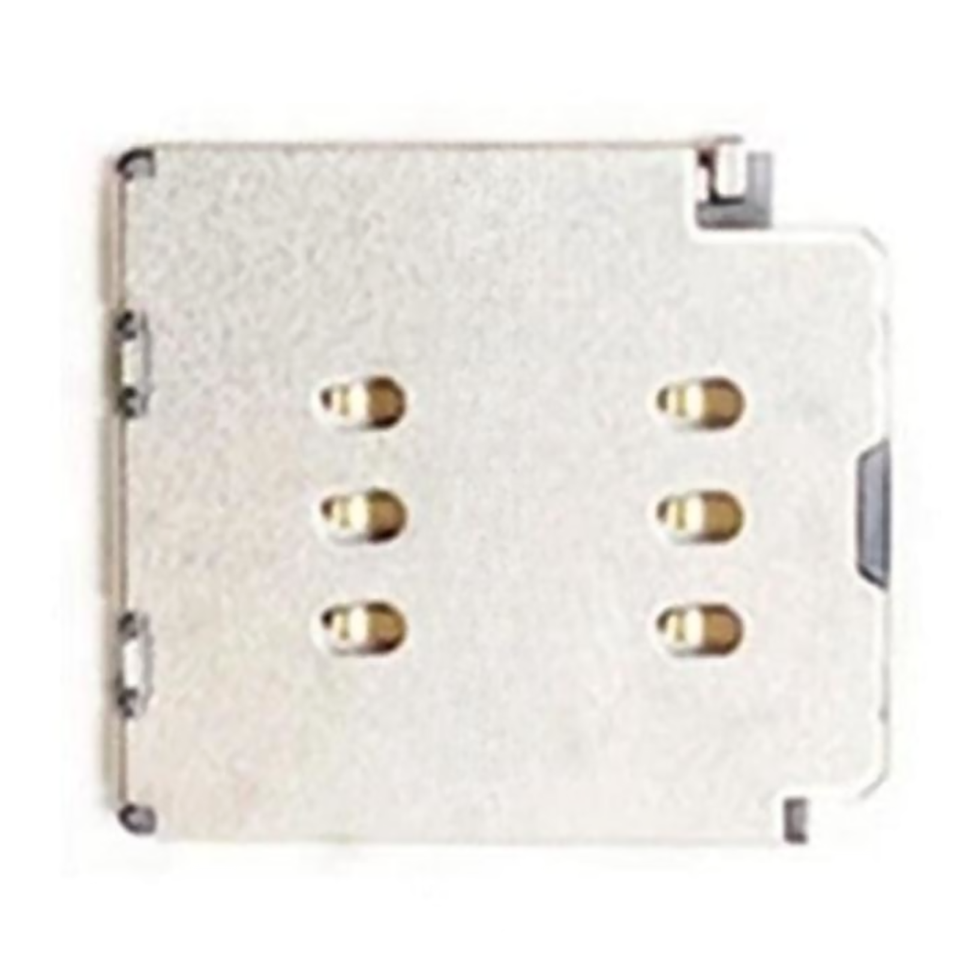 Dual SIM Card Reader Slot Socket Flex Cable Replacement For iphone ...