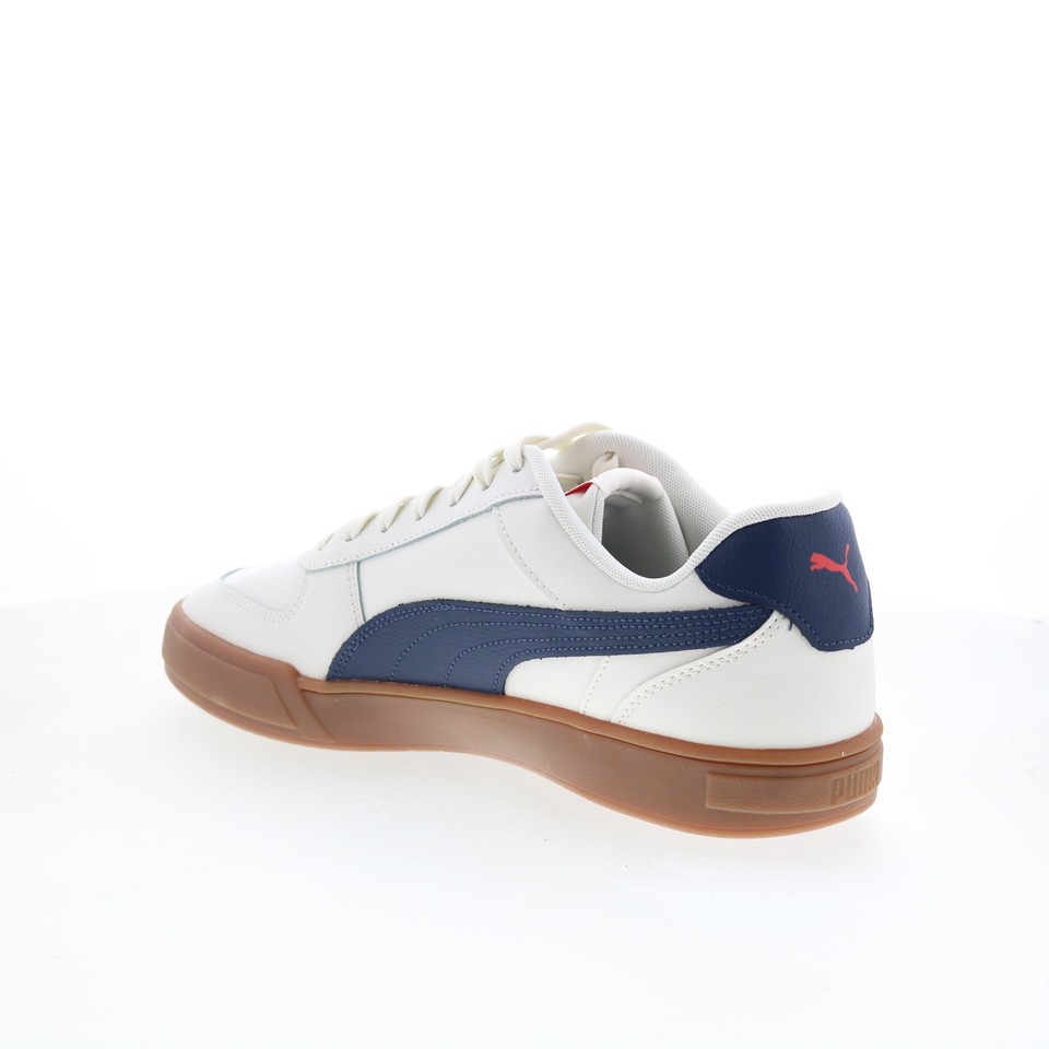 Puma Carter L 39519311 Mens Beige Leather Lace Up Lifestyle Sneakers ...