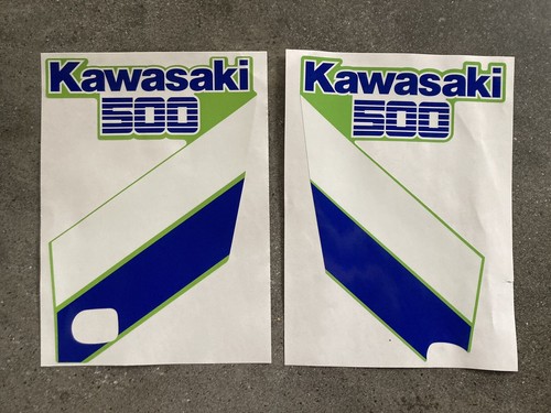 Kawasaki 1987 KX500 Radiator Shroud Decal Set / Sticker Kit / Graphics ...