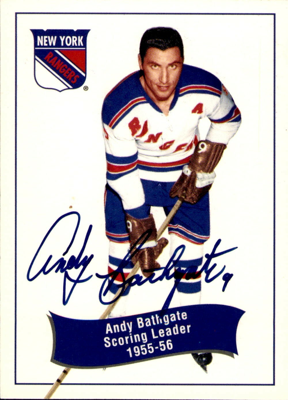 Andy Bathgate Signed 1994 Parkhurst #173 Autographed Rangers 53708 | eBay