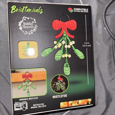 Brickcraft Bricktanicals Holiday Flowers "Mistletoe" Brick Building Set ...