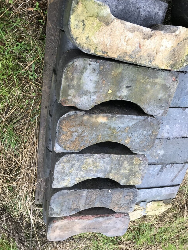 WALL COPING LARGE, CAPS, CAPPINGS, BLUE BRICK, RECLAIMED, DOUBLE BULL ...