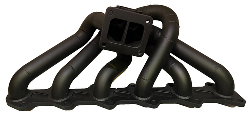 HPR STEAM PIPE HIGH MOUNT MANIFOLD T4 TWIN ENTRY for FORD FALCON BA BF ...