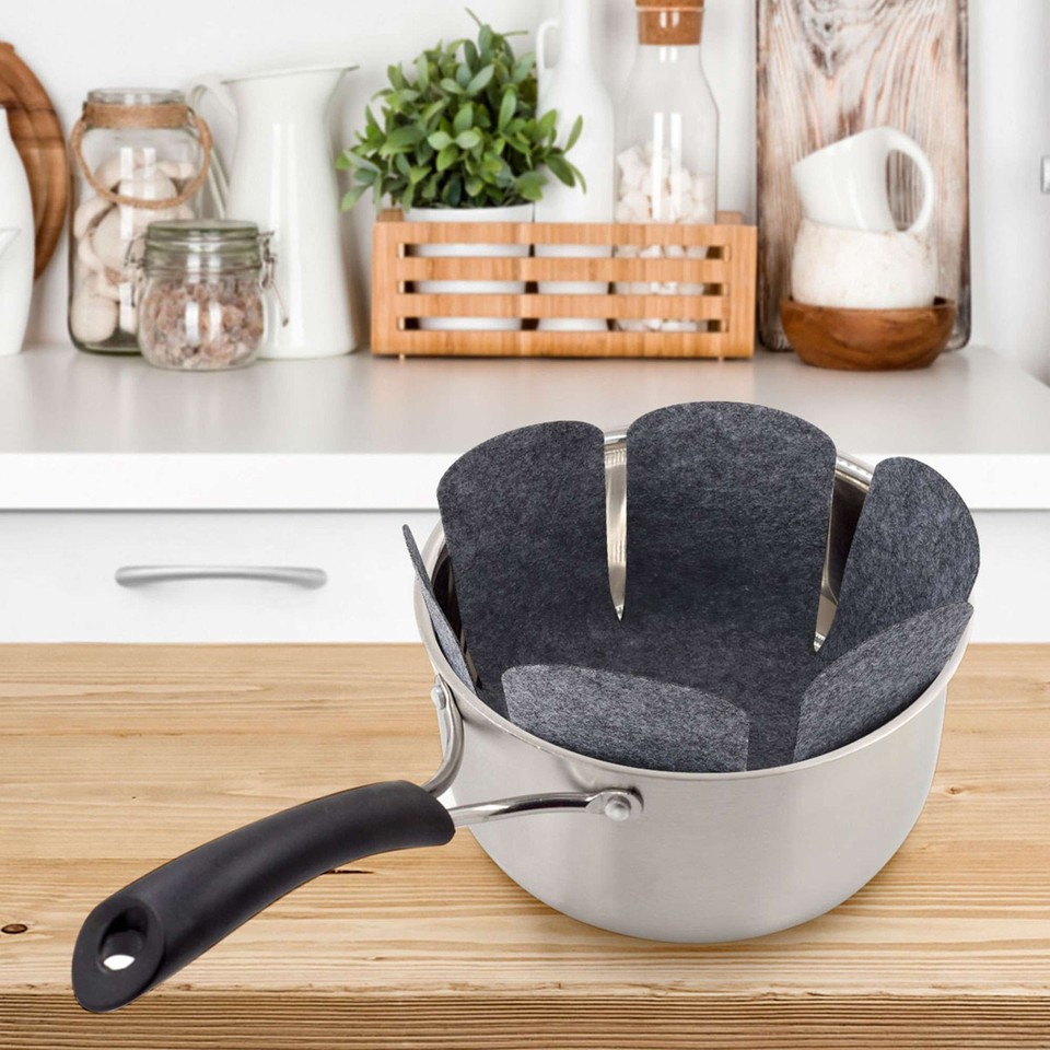 12x Pot Pan Protectors, 3 Sizes of Felt Pan and Pan Separator Pads ...