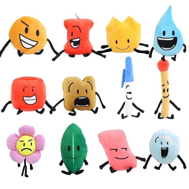 Green Grass BFDI Battle for Dream Island Plush Figure Toy Stuffed Toys ...
