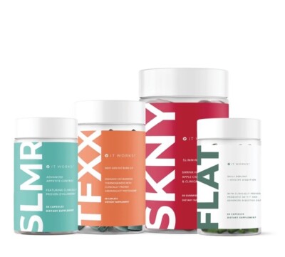 ItWorks!1 SLMR 30 cáp ,1 gomitas SKNY (60 gomitas, 1 TFXX Cap 60, 1 ...