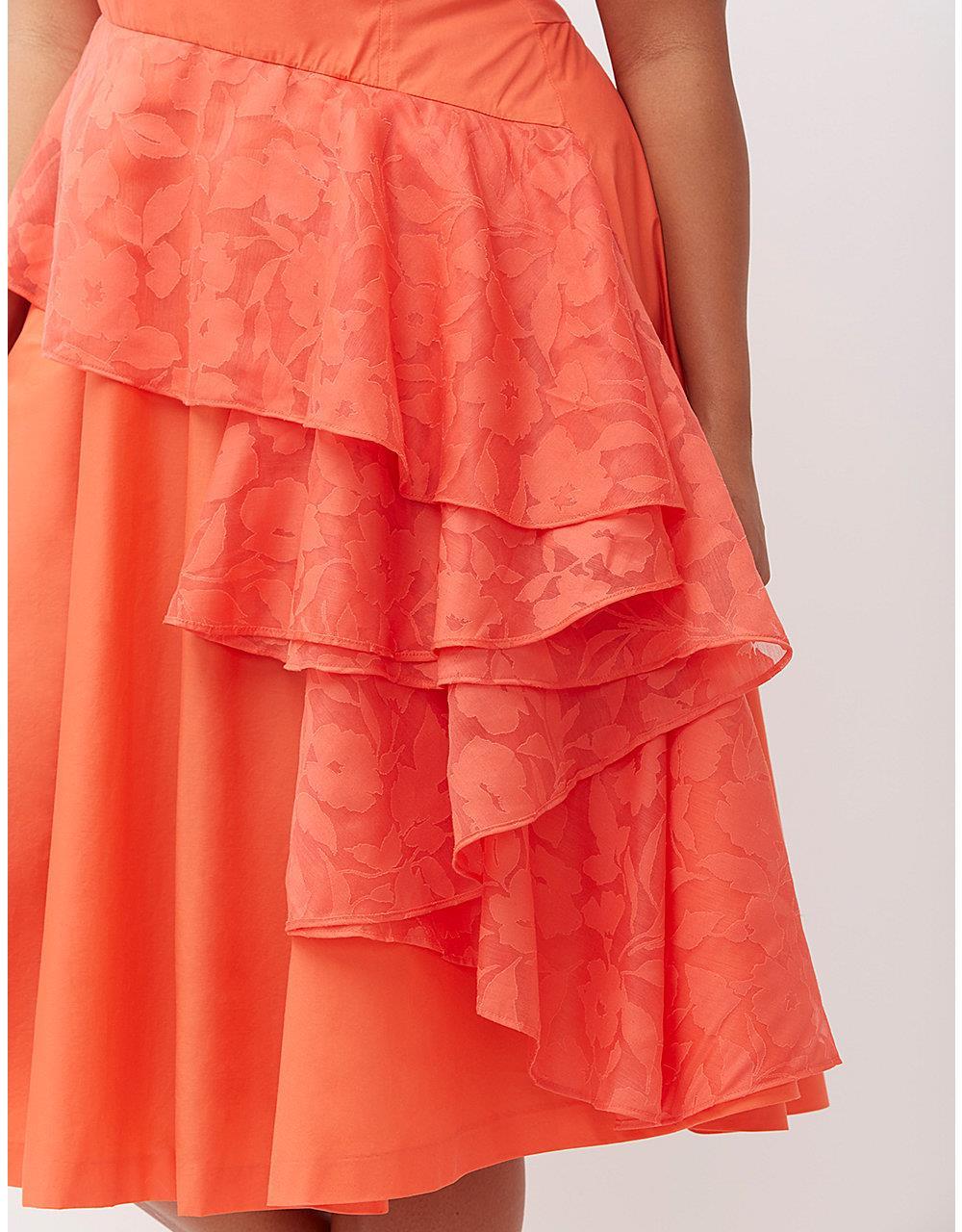 Lane Bryant Cascade Drape Dress Womens Plus 18 20 22 26 28 Thin Fabric ...