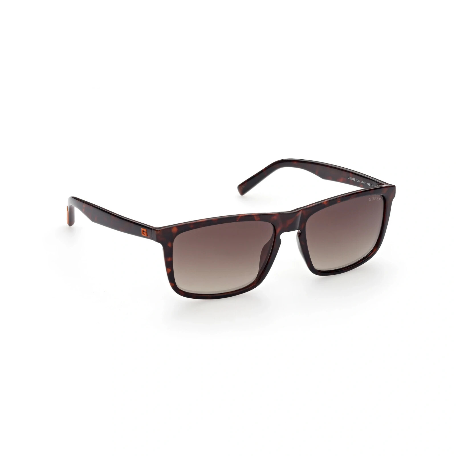 Guess GU00025 52G Tortoise Plastic Square Sunglasses Frame 59-17-145 ...