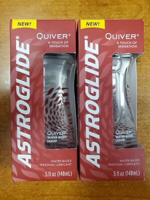 2 Pk: Astroglide Quiver Water Based Personal Lubricant 5oz Exp 2/27 ...