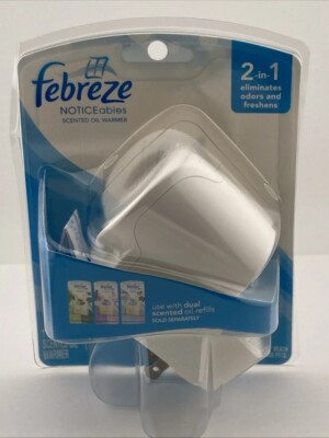 Febreze NOTICEables Scented Oil Warmer Plug In 2 in 1 Air Freshener NO ...