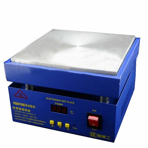 946C Electronic hot plate preheat station GBA Screen Rework Solder PCB ...