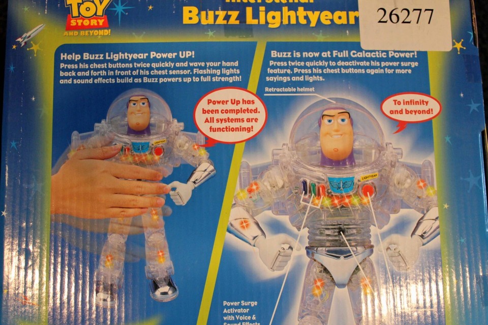 Toy Story RARE 12' INTERSTELLAR Talking Buzz Lightyear! | eBay