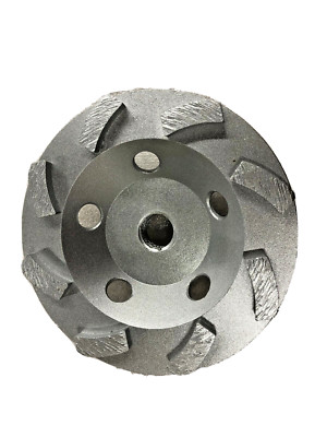 5 Pack ! 4 inch Swirl Cup Wheel Concrete Surface Grinding, 5/8"-11 ...