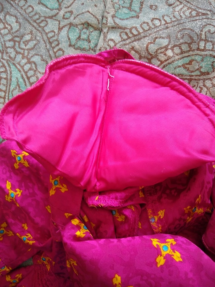 Vintage Maggie London Silk Dress Jeannene Booher Women's sz 14 Cottage ...