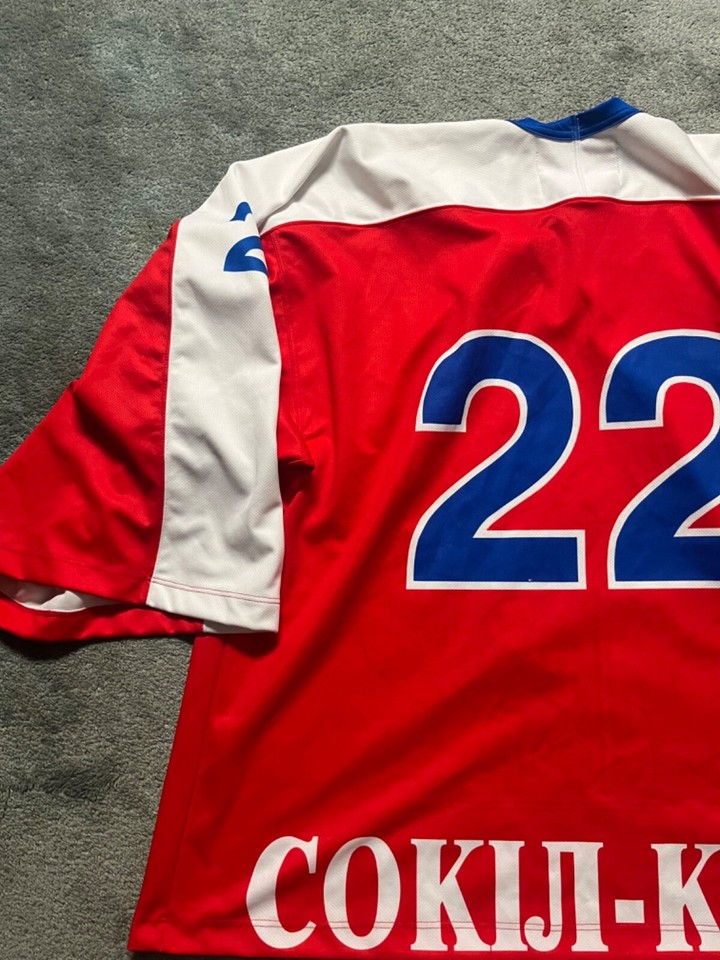 Vintage Coca Cola Cokiv Knib Russian KHL Hockey Jersey men's 52 Coke ...