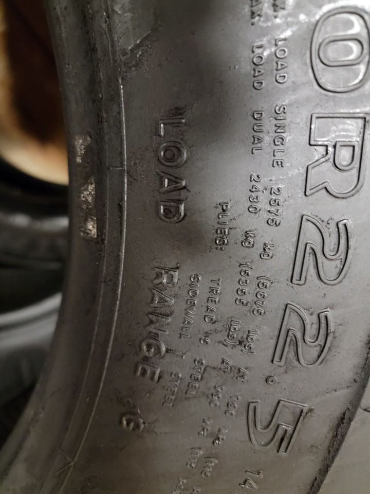 New old stock 100% tread 10R22.5 Goodyear Marathon RSA Load Range G ...