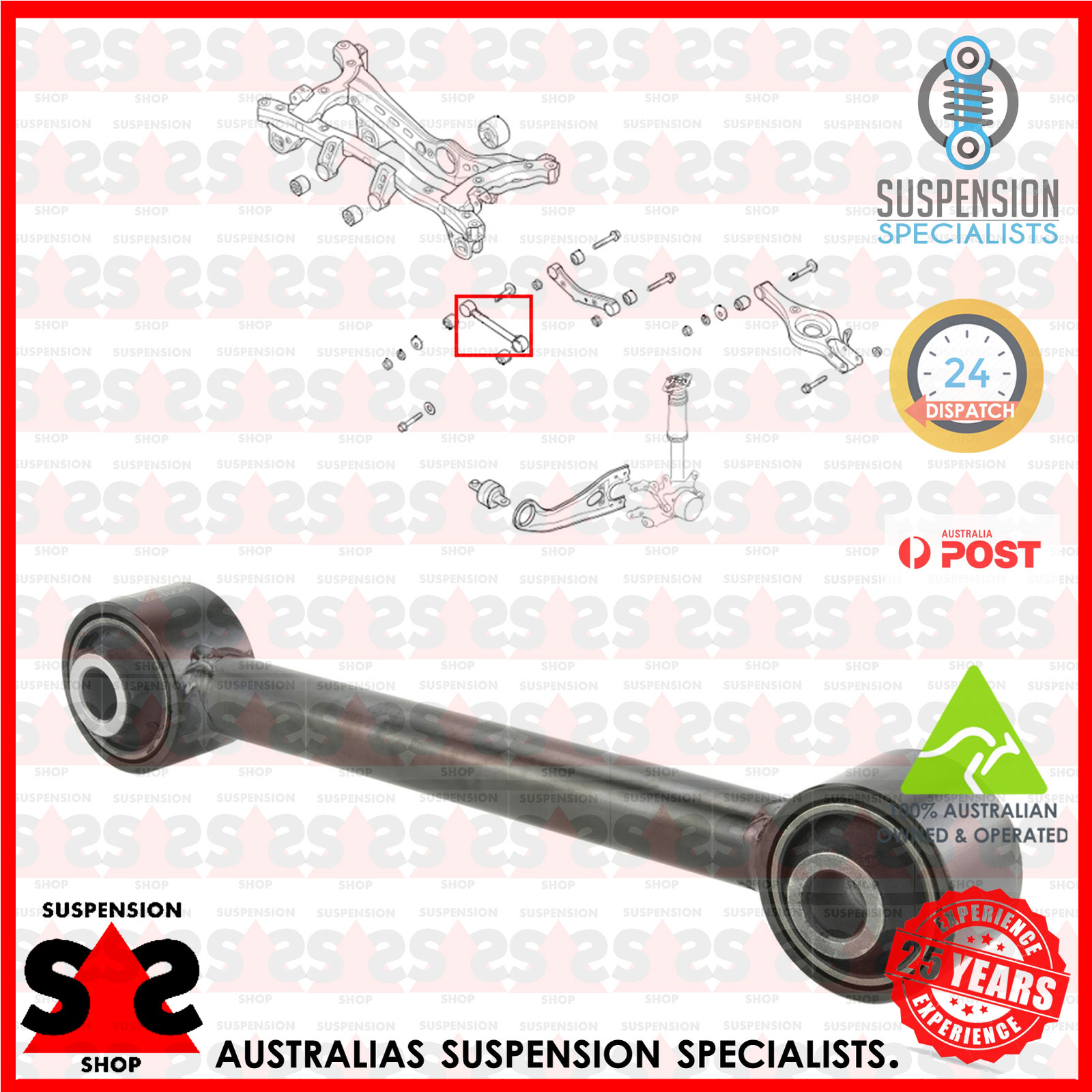 In Front Of Axle Control/Trailing Arm, Wheel Suspension Suit HYUNDAI ...