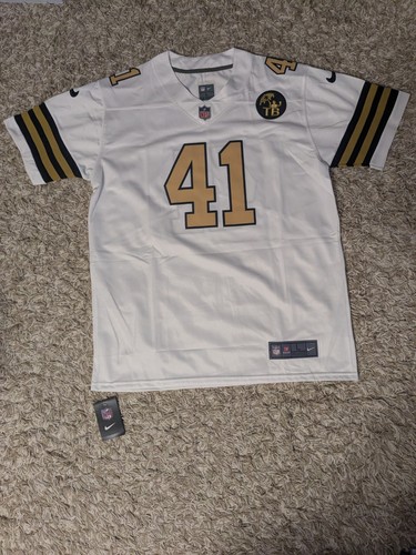 New Orleans Saints Alvin Kamara jersey white adult large (Rare Tom ...