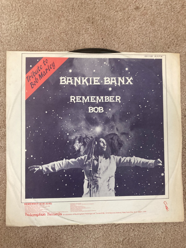 BANKIE BANX - Remember Bob (1982) 45 RPM Redemption Records VG+/VG+ | eBay