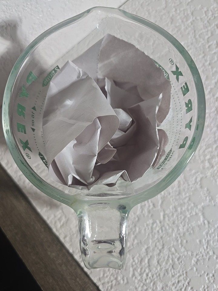 Vintage Pyrex GREEN LETTERS 2 Cup MEASURING CUP GLASS GOOD MARKINGSS ...