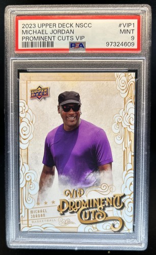 2023 Upper Deck National Michael Jordan VIP Prominent Cuts #VIP-1 PSA 9 ...