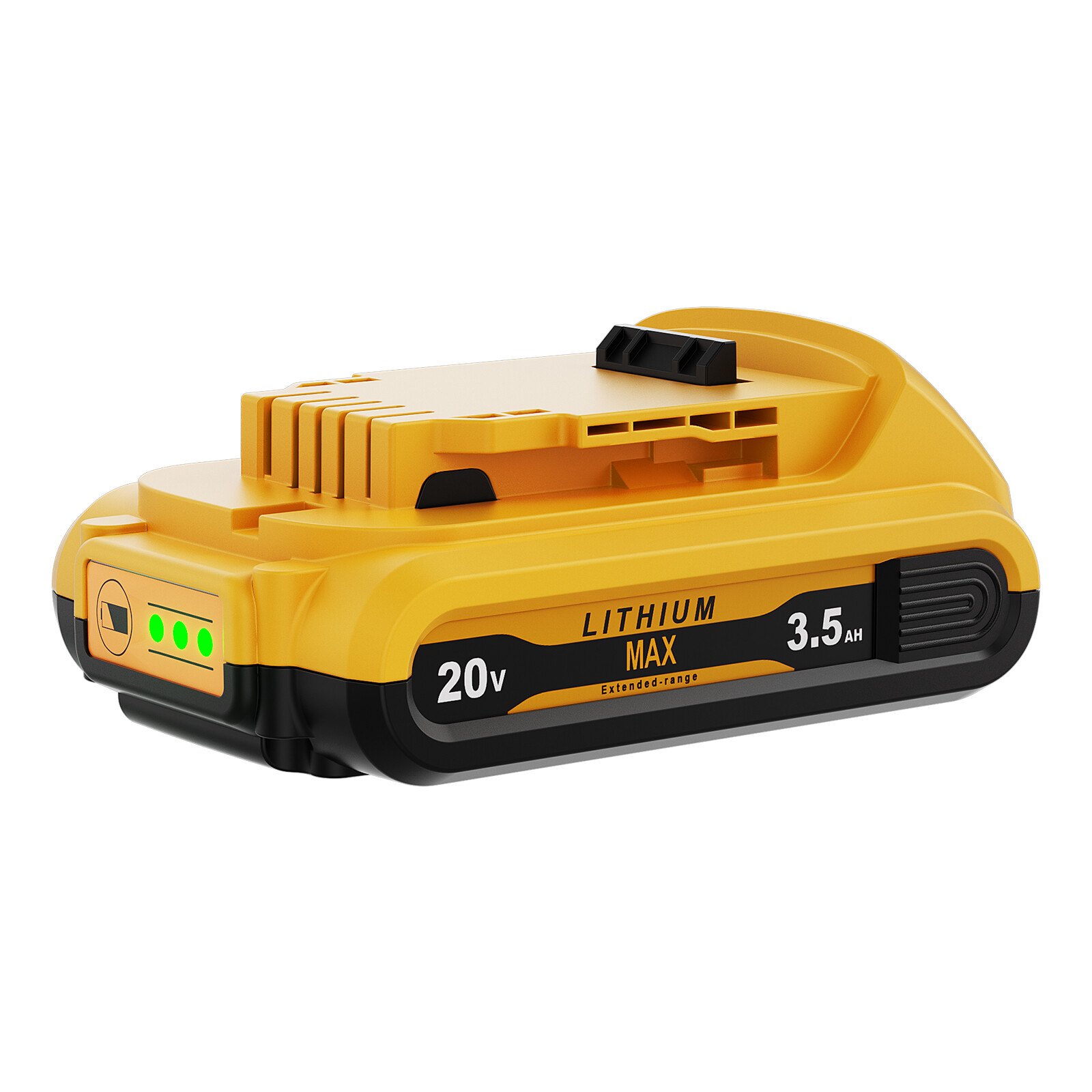 Pack 20V DCB201 For Dewalt 20 Volt Max Lithium Battery DCB203 DCB207 ...