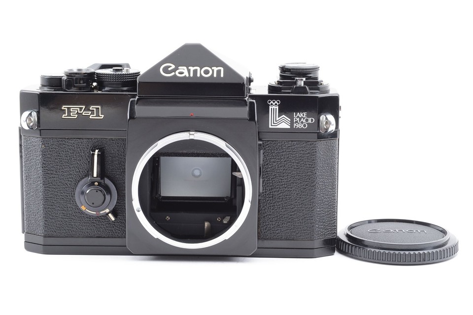 Rare! [MINT] Canon F-1 1980 Lake Placid Olympic Model SLR Film Camera ...