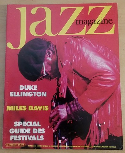 JAZZ MAGAZINE N°330 SPECIAL MILES DAVIS COVER Juin 1984 Très Bon État ...