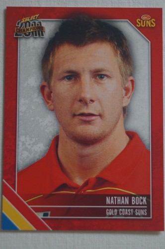 Gold Coast Suns AFL Football Select Champions In Portrait Card Nathan ...