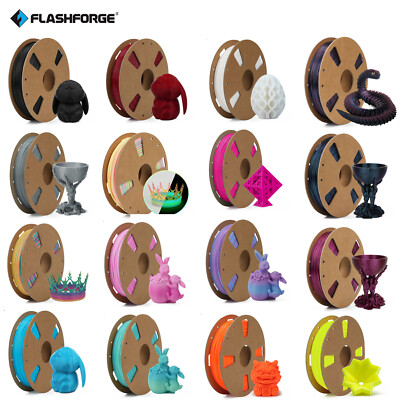 FLASHFORGE High Speed PLA Filament 1.75mm 3D Printer Filament Max 500mm ...