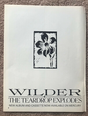 THE TEARDROP EXPLODES - WILDER 1981 full page UK magazine ad | eBay UK