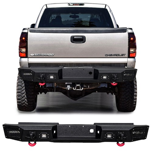 Vijay Fits 1999-2006 Chevy Silverado 2500hd/3500 Steel Rear Bumper With ...