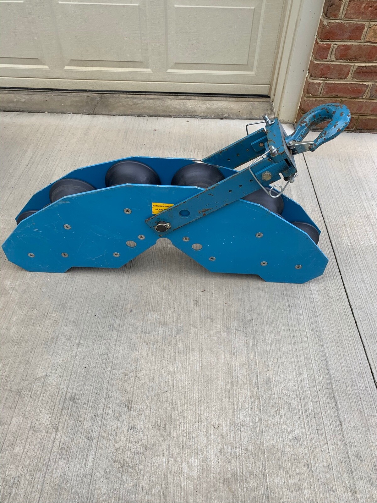 Condux 4” Nylatron quadrant block 08539110 with 10,000# hanger arm ...