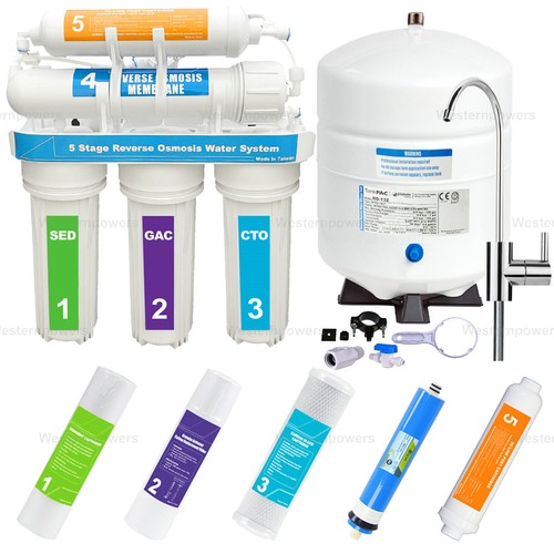 5 Stage Reverse Osmosis System - Drinking Water Filtration System - RO ...