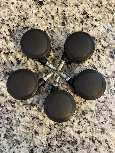 Herman Miller AERON Classic CHAIR CASTERS SET OF 5 OEM Replacement ...